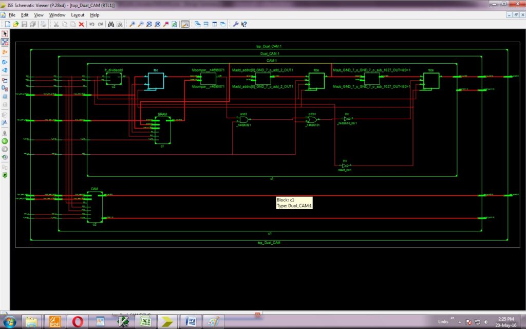 Low Power DDR based Dual Content Addressable Memory