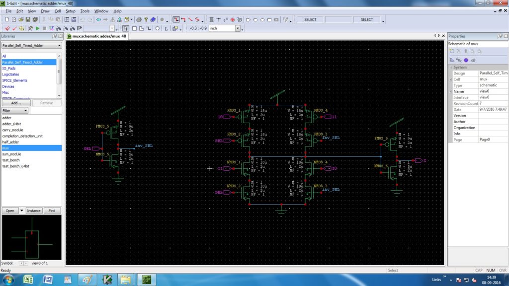 Recursive Approach To The Design Of A Parallel Self Timed Adder