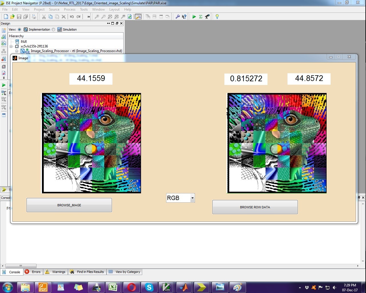 Vlsi Implementation Of An Edge Oriented Image Scaling Processor