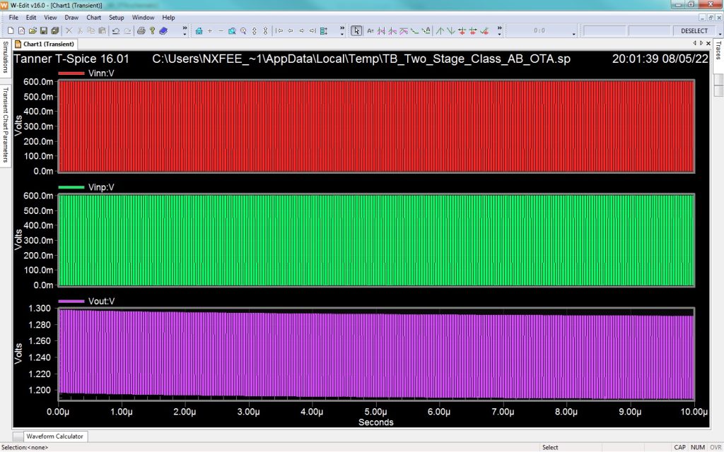 Two-Stage OTA With All Subthreshold MOSFETs and Optimum GBW