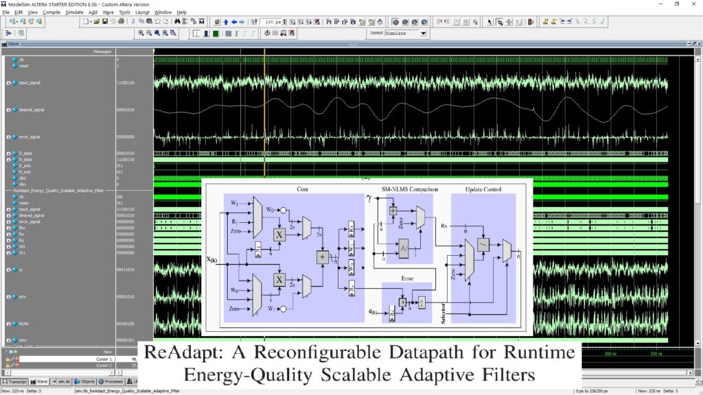 ReAdapt: A Reconfigurable Datapath for Runtime Energy-Quality Scalable Adaptive Filters