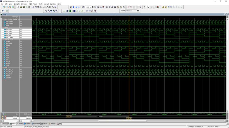 Efficient Design of Behavioral Clock Divider for Multiple Frequency