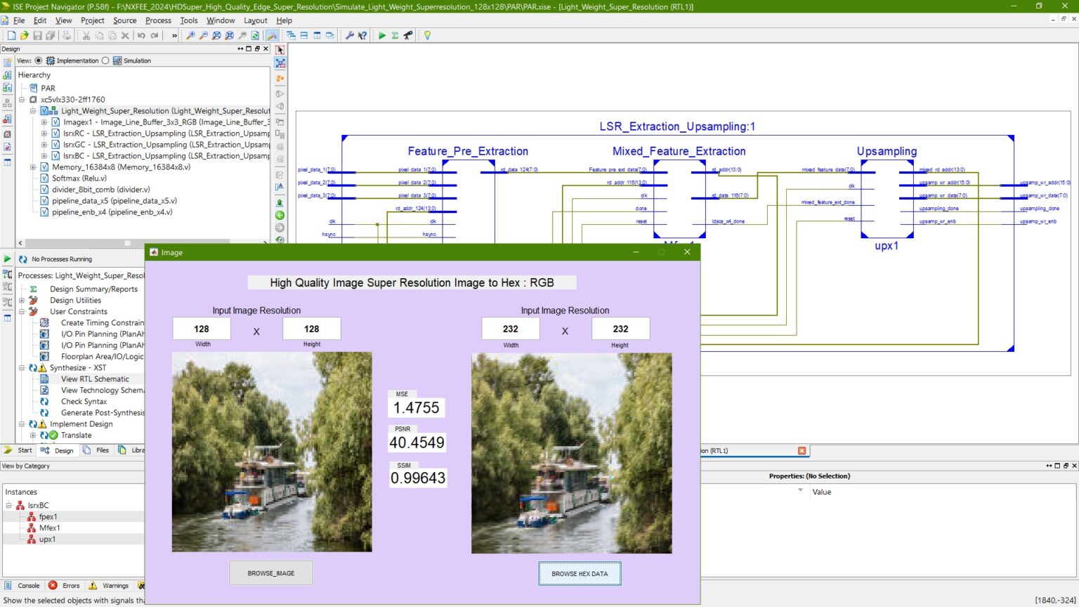 Hardware-Optimized Depthwise Super-Resolution Accelerator