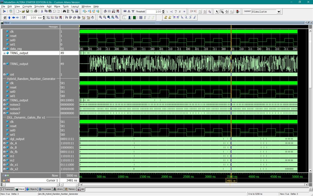 A Design of lightweight true random number generator based on Galois LFSR