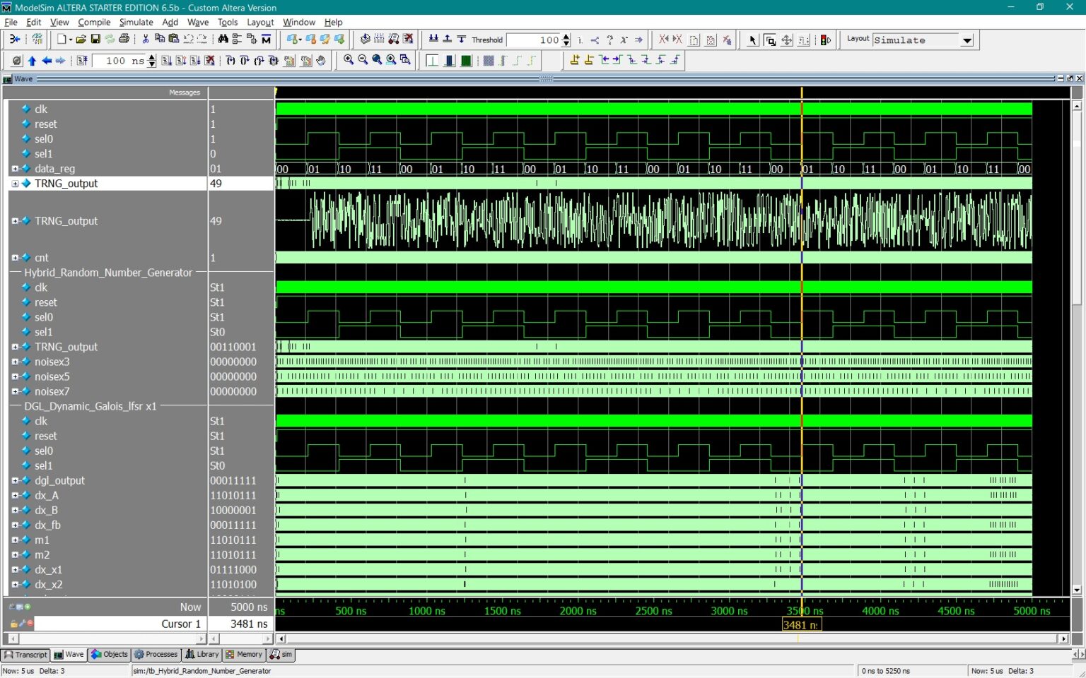 A Design of lightweight true random number generator based on Galois LFSR